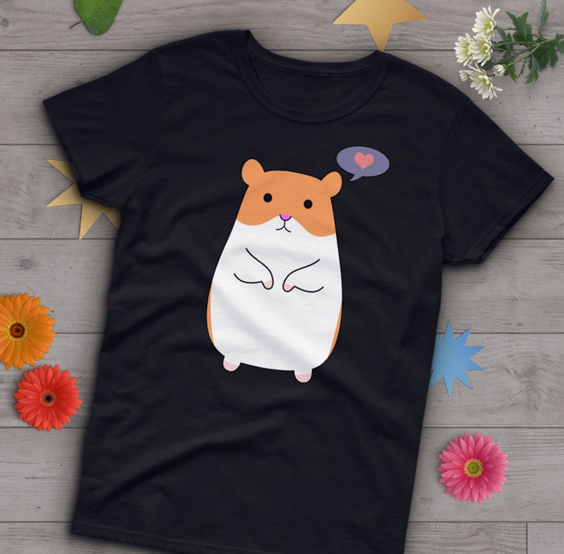 Hamster Shirt Men Women Hamster Lover Gift Cute Rodent | Etsy