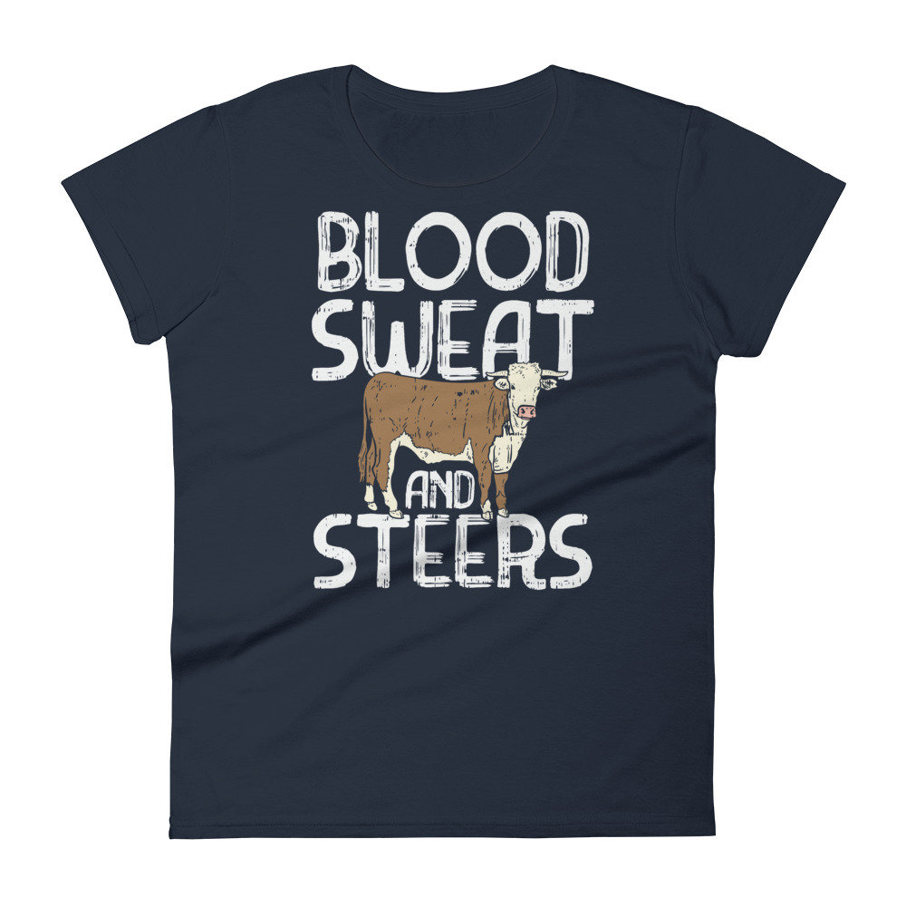 Funny Livestock Show Shirt, Women Men, Farmer Gift, Hereford Cattle ...