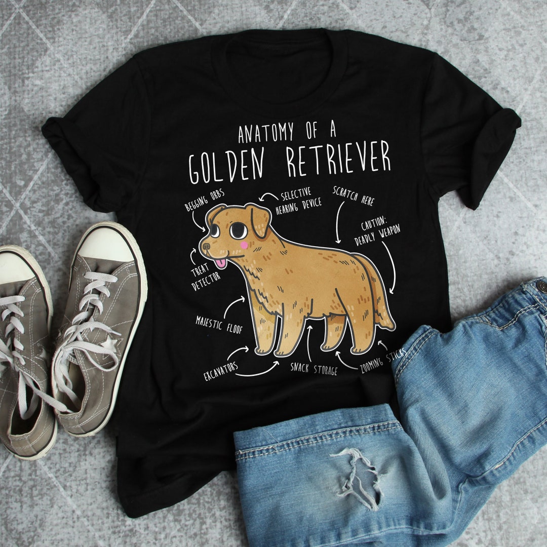 Golden Retriever Shirt, Women, Men, Funny Dog Lover Gift, Cute Golden Retriver Mom Dad T-shirt ...