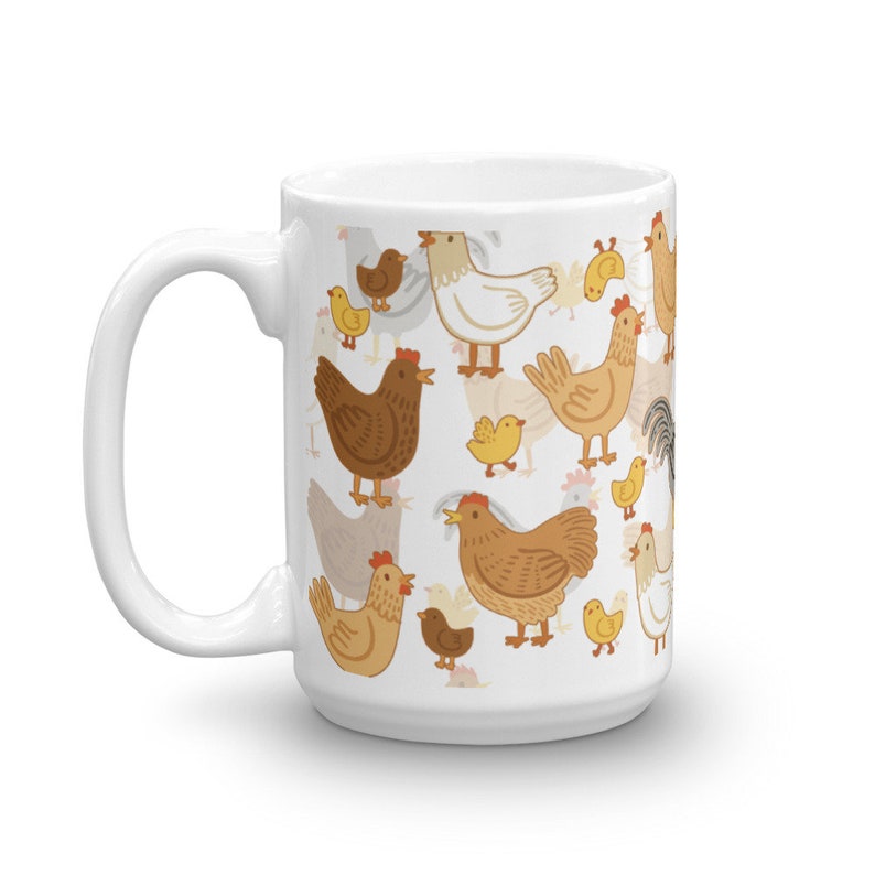 Chicken Coffee Mug, Cute Chicken Gift, Chicken Lover, Funny Chicken Cup ...
