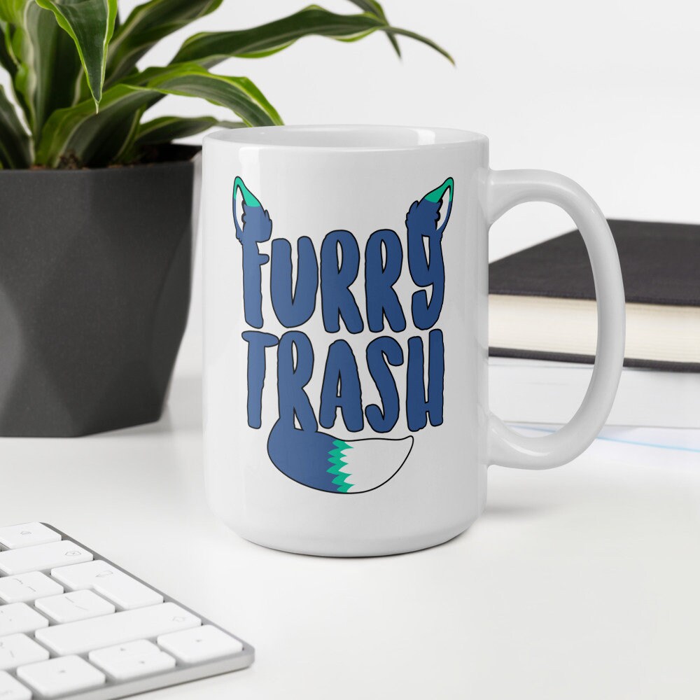Furry Trash Coffee Mug Cute Wolf Fox Lover Gift Gifts for - Etsy