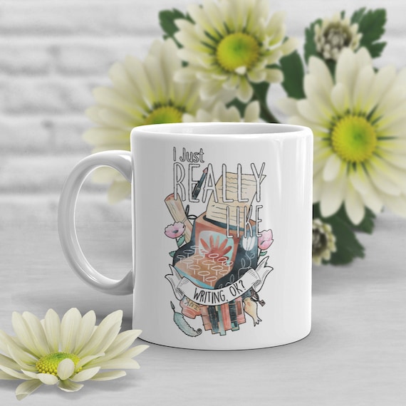 Funny Writer Coffee Mug Book Lover Gift Author Mug Bookish - Etsy