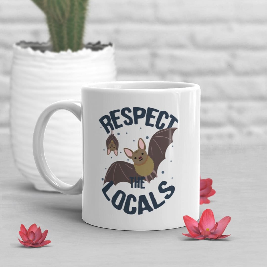 Bat Coffee Mug, Cute Nature Gift, Wild Animal Lover, Zoologist ...