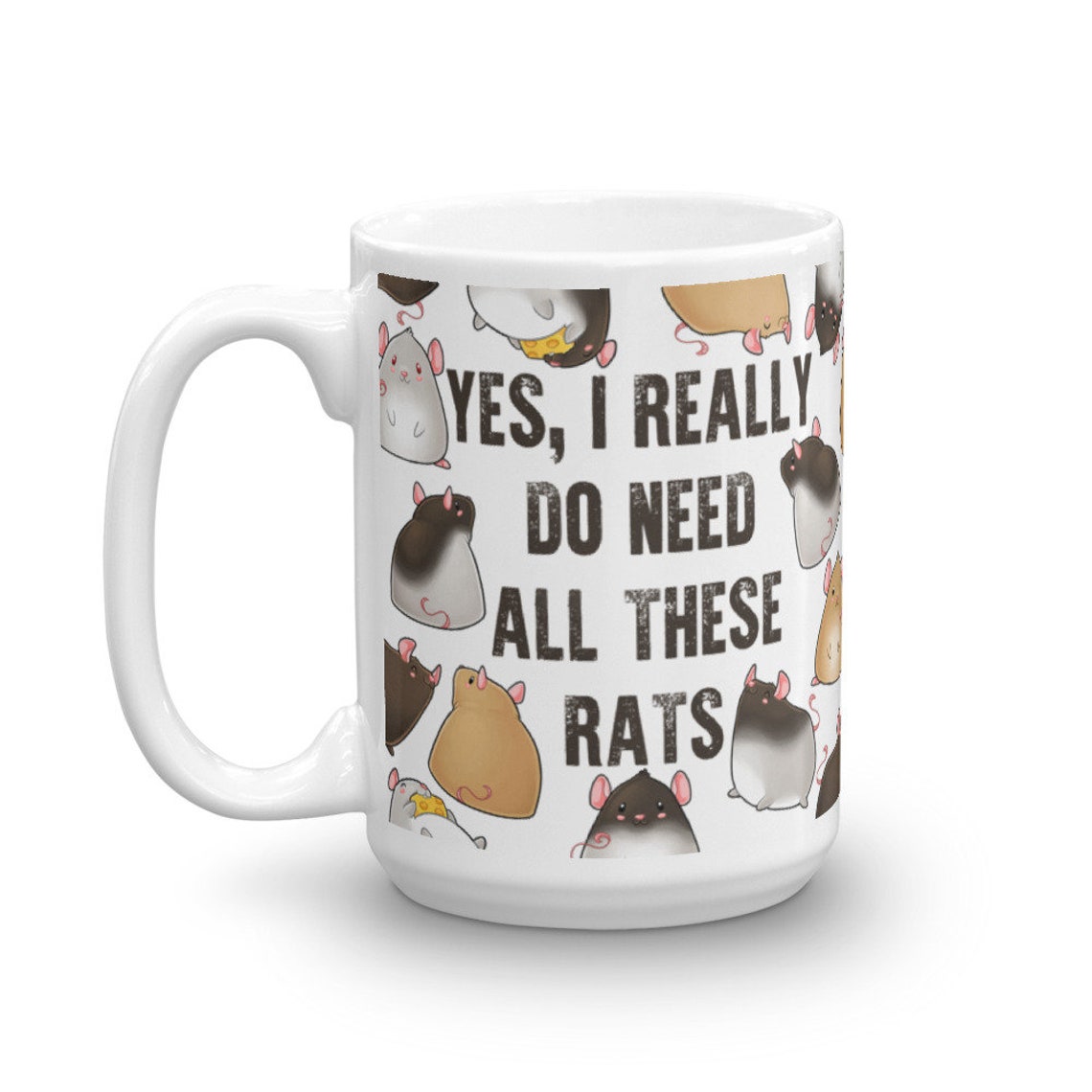 Funny Rat Coffee Mug Cute Rat Gift Rat Lover Rat Cup Gift - Etsy Polska