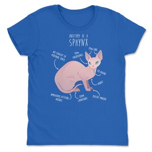 Sphynx Cat Shirt, Women, Men, Funny Cat Lover Gift, Cute Pet T-shirt ...