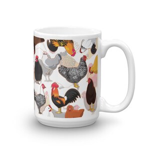 Chicken Coffee Mug, Cute Chicken Gift, Chicken Lover, Funny Chicken Cup ...