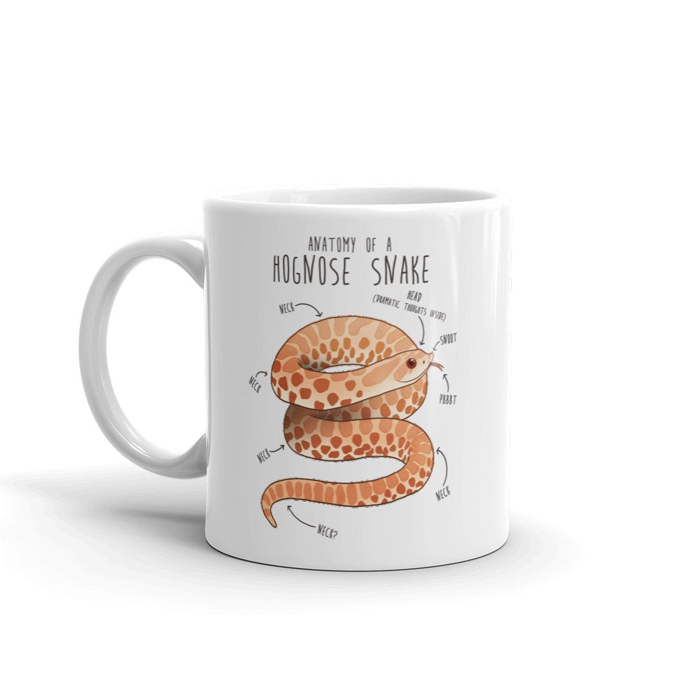 Albino Hognose Snake Coffee Mug Cute Snake Lover Gift Funny - Etsy