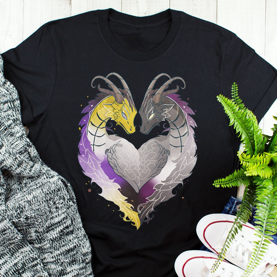 Nonbinary Asexual Pride Shirt, Non-binary Pride Gift, LGBT T-shirt, Ace ...