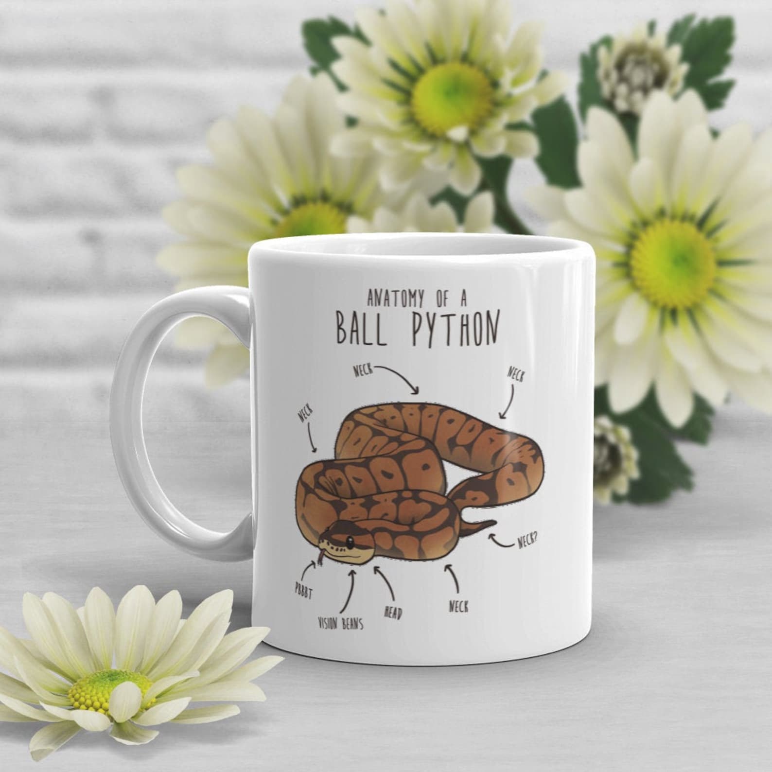 Ball Python Coffee Mug Cute Snake Lover Gift Funny Reptile - Etsy