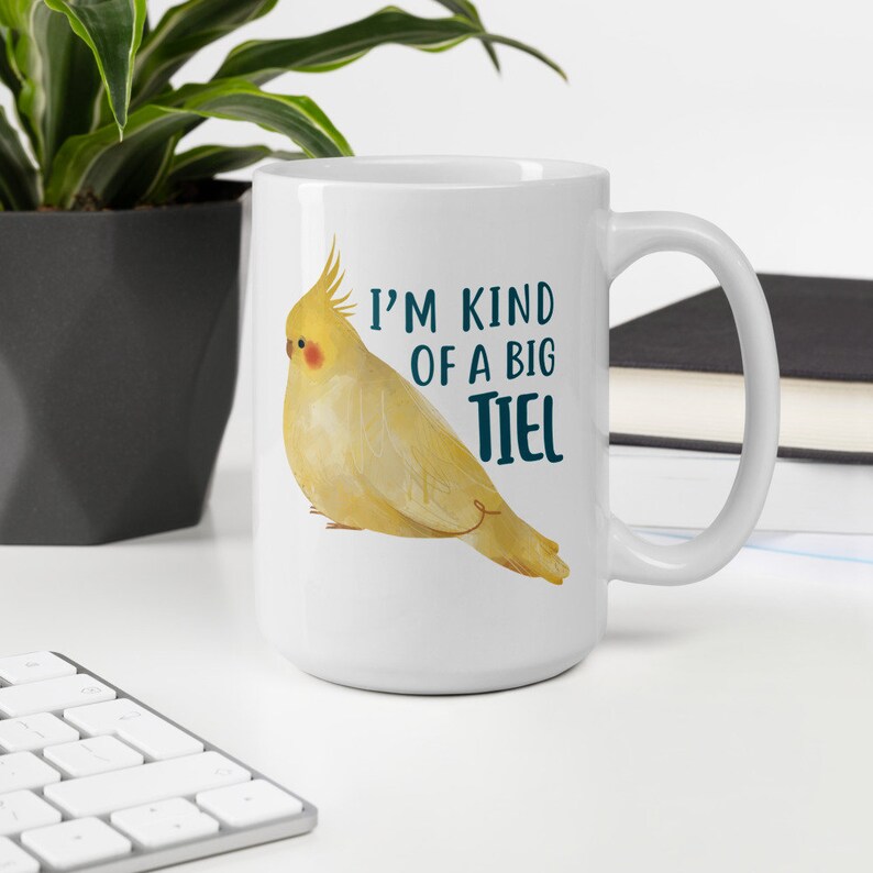 Cockatiel Coffee Mug, Cute Cockatiel Gift, Parrot Lover, Funny Gift for ...