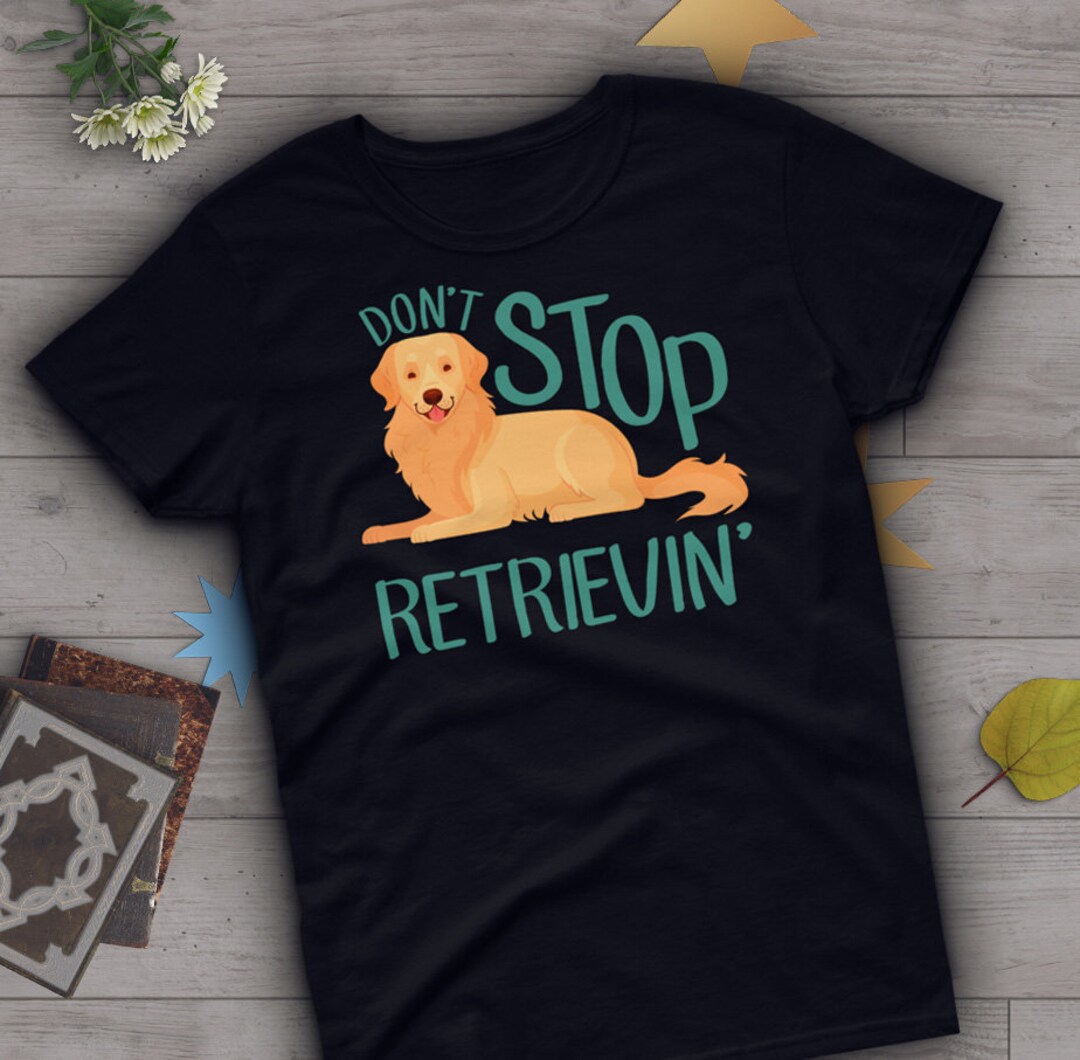 Funny Golden Retriever Shirt, Women Men, Dog Lover Gift, Cute Golden Retriver Mom T-shirt, Dog ...