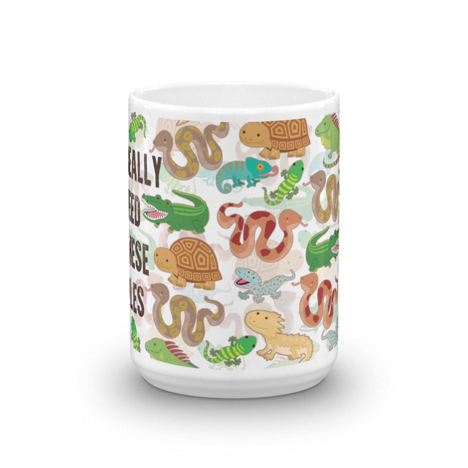 Reptile Coffee Mug Cute Lizard Gift Snake Lover Funny | Etsy