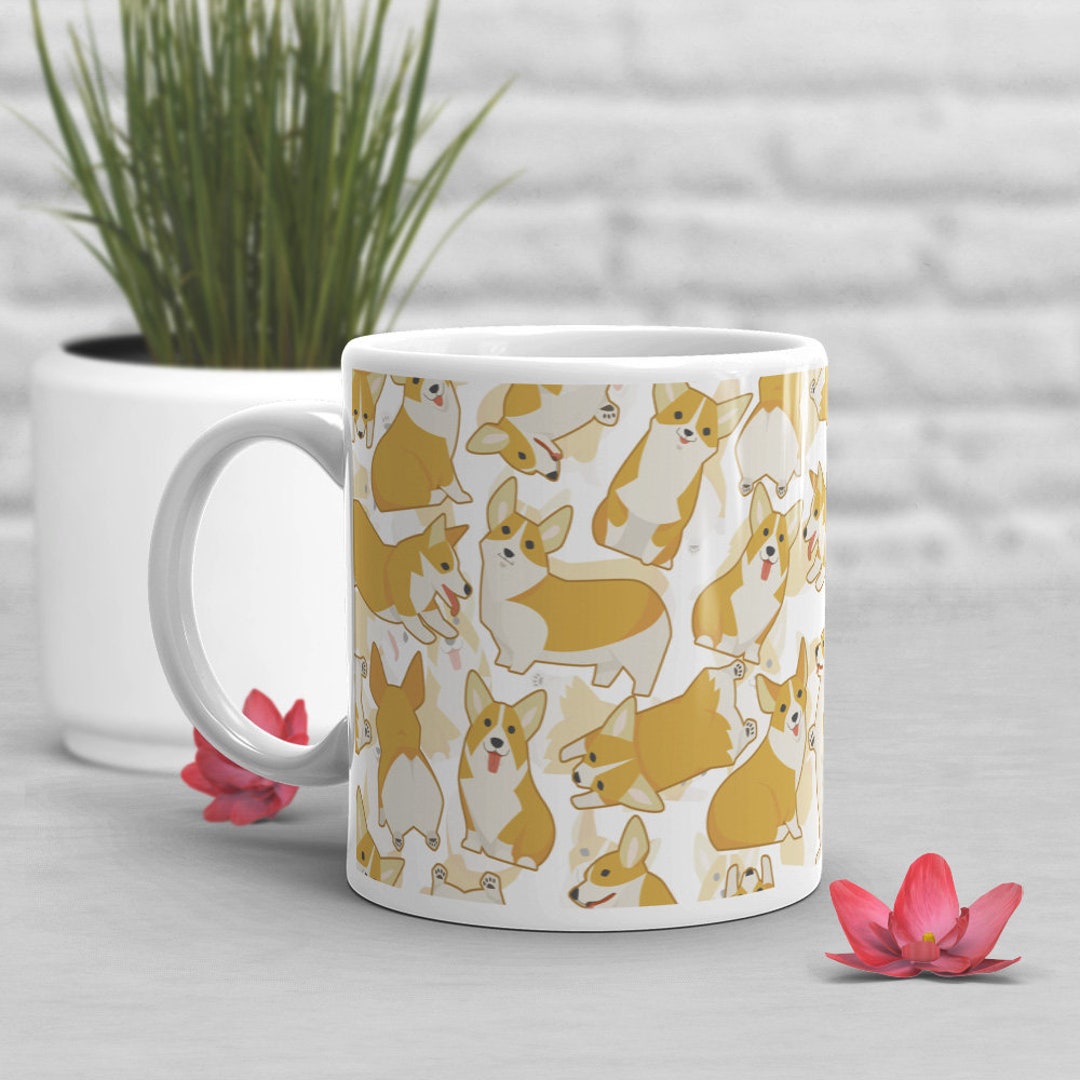 Corgi Coffee Mug, Cute Corgi Gift, Dog Lover, Gift for Her, Him ...