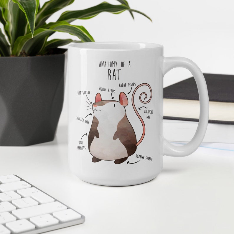 Rat Coffee Mug Cute Rat Gift Rat Lover Rat Cup Gift for - Etsy