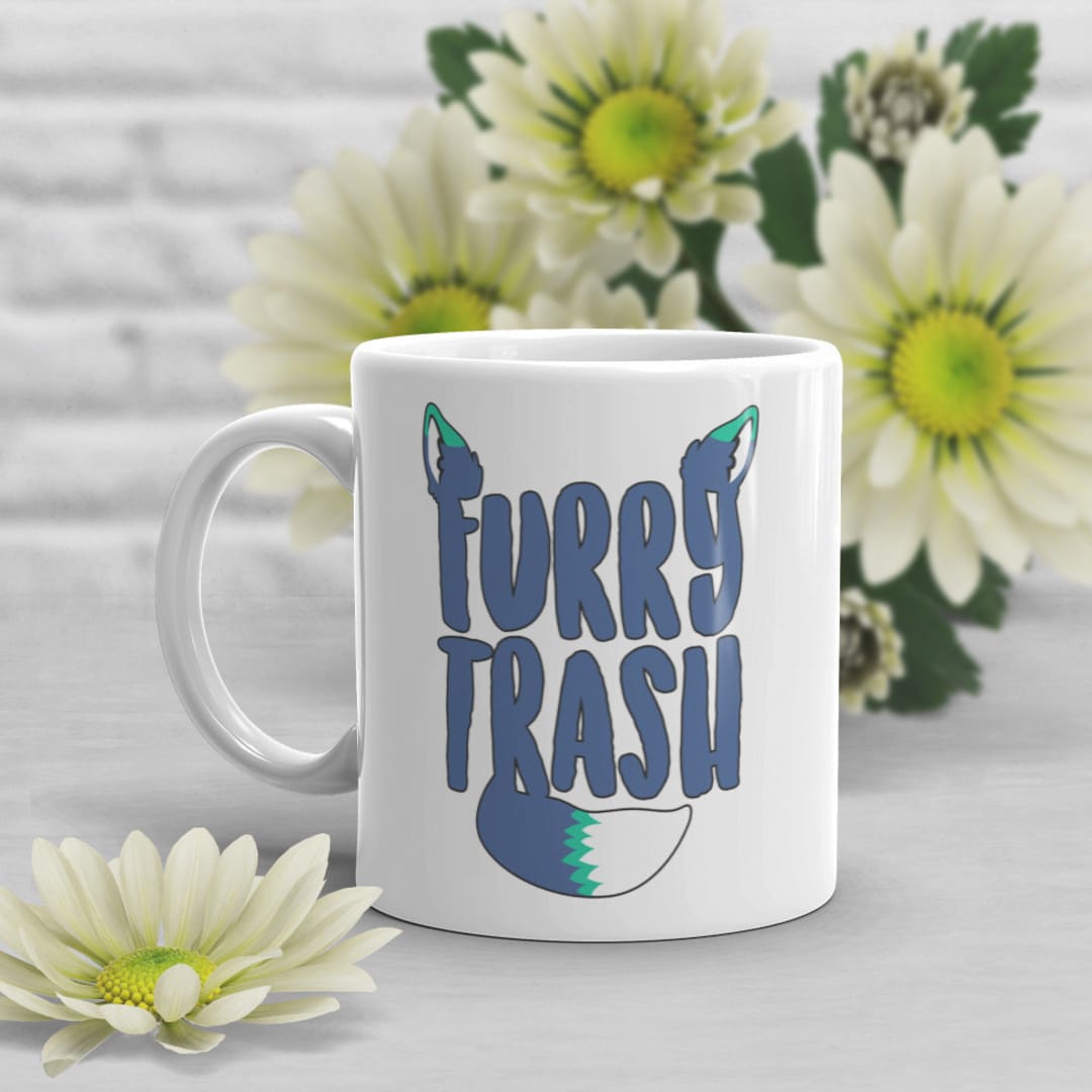 Furry Trash Coffee Mug, Cute Wolf Fox Lover Gift, Gifts for Him Her ...