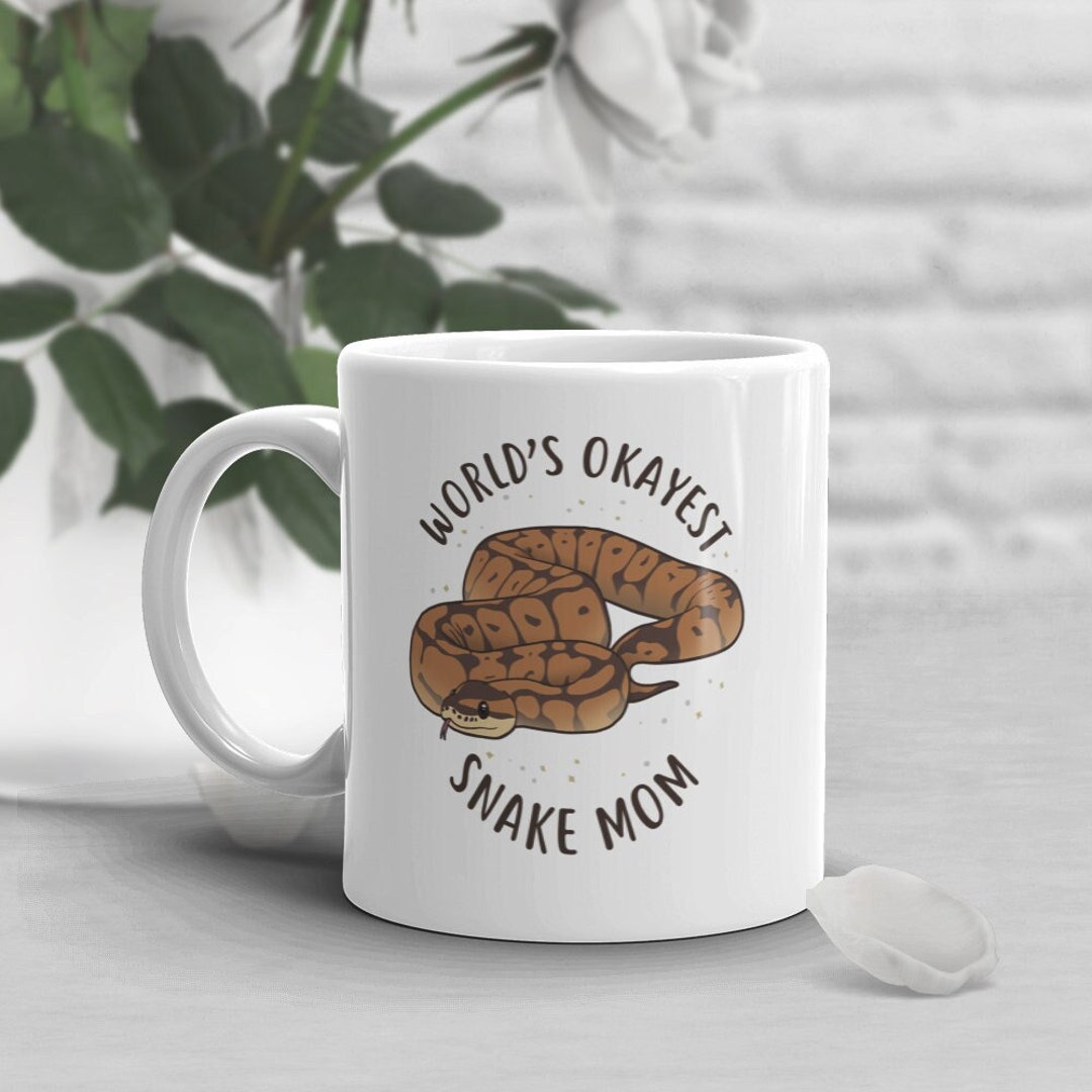 Ball Python Coffee Mug, Cute Snake Lover Gift, Funny Reptile Mug, Gift ...