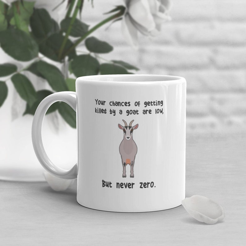 Goat Coffee Mug, Funny Goat Lover Gift, Farmer Cup, Farming, Cute Pet ...