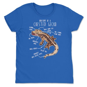 Crested Gecko Shirt, Women, Men Tshirt, Pet Reptile Lover Gift, Funny ...