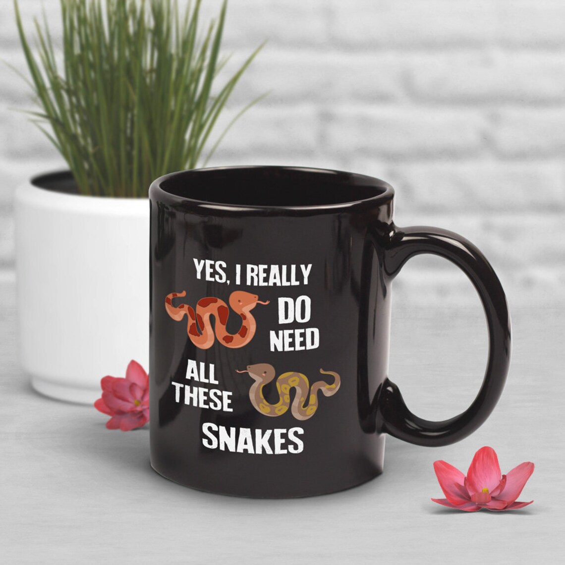 Snake Coffee Mug Funny Snake Gift Snake Lover Ball Python | Etsy