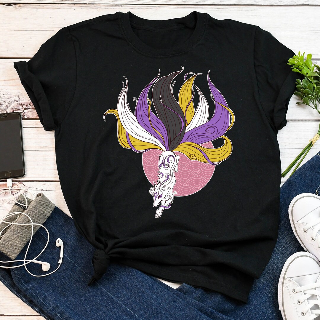 Nonbinary Pride Shirt, Non Binary Pride Gift, LGBT T-shirt, Enby Flag ...