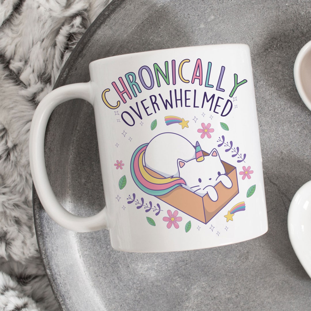 ADHD Coffee Mug, Funny Autism Mug, Invisible Chronic Illness Gift ...