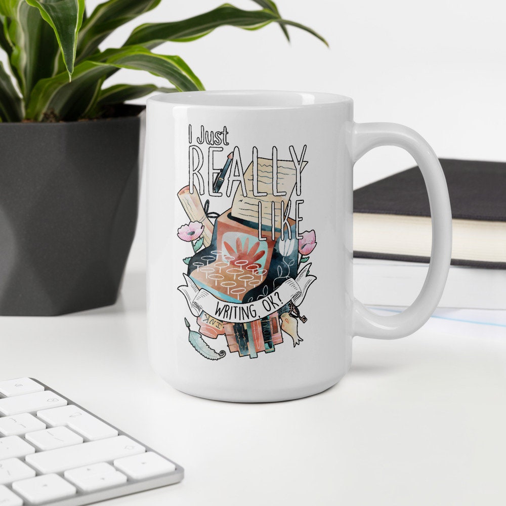 Funny Writer Coffee Mug Book Lover Gift Author Mug Bookish - Etsy