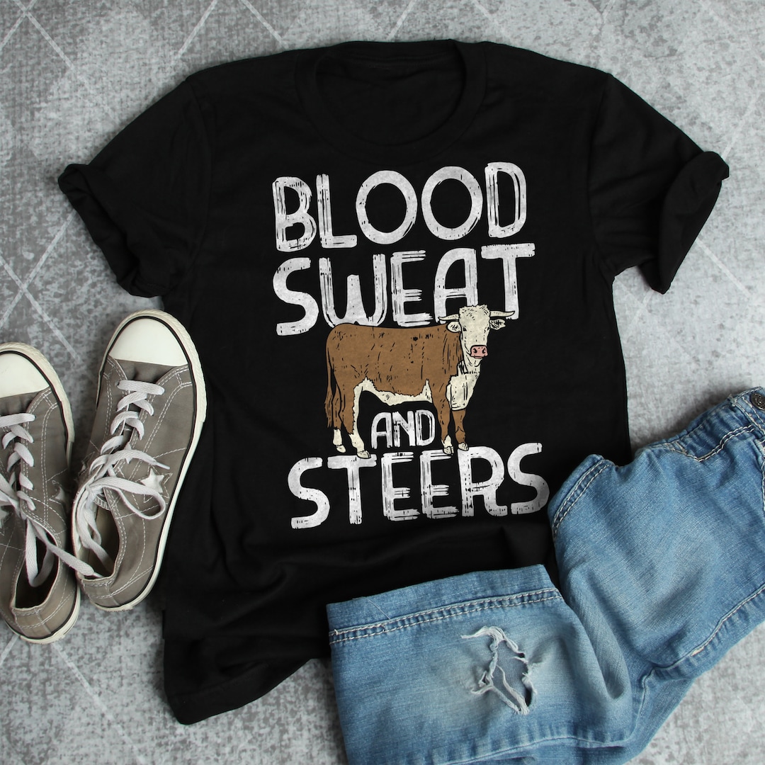 Funny Livestock Show Shirt, Women Men, Farmer Gift, Hereford Cattle ...