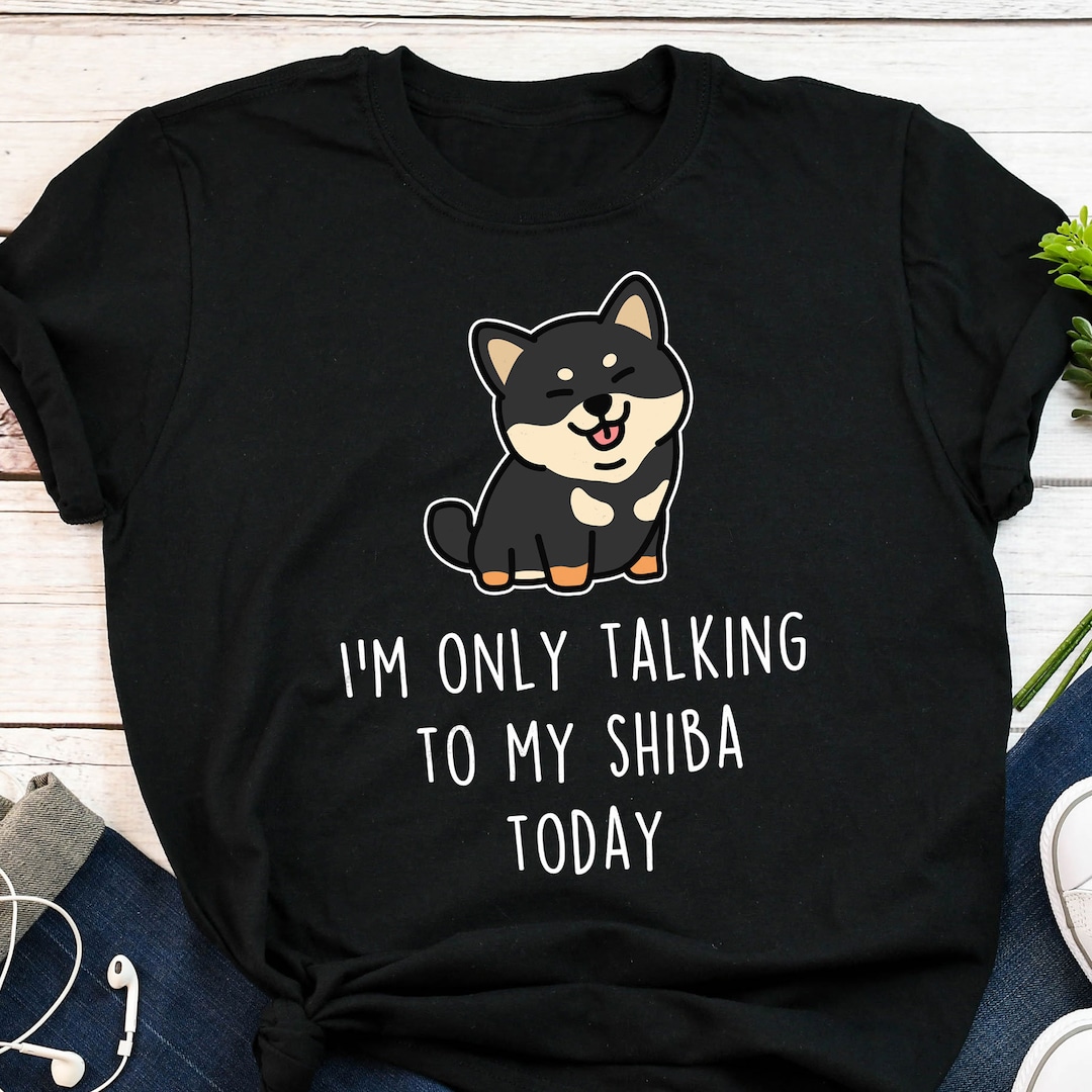 Black and Tan Shiba Inu Shirt, Women, Men, Funny Shiba Inu Lover Gift ...