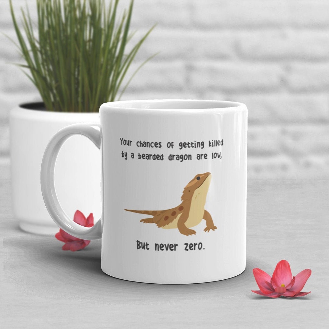 Bearded Dragon Coffee Mug, Cute Reptile Gift, Bearded Dragon Lover ...