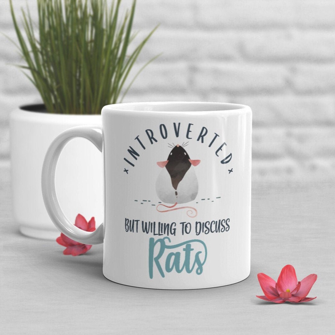 Funny Rat Coffee Mug, Cute Rat Gift, Rat Lover, Rat Cup, Gift for Her ...