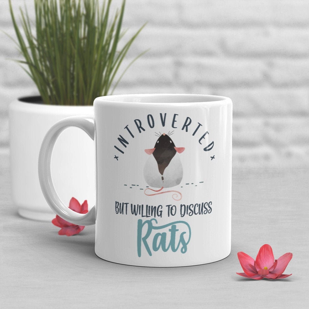 Funny Rat Coffee Mug Cute Rat Gift Rat Lover Rat Cup Gift | Etsy