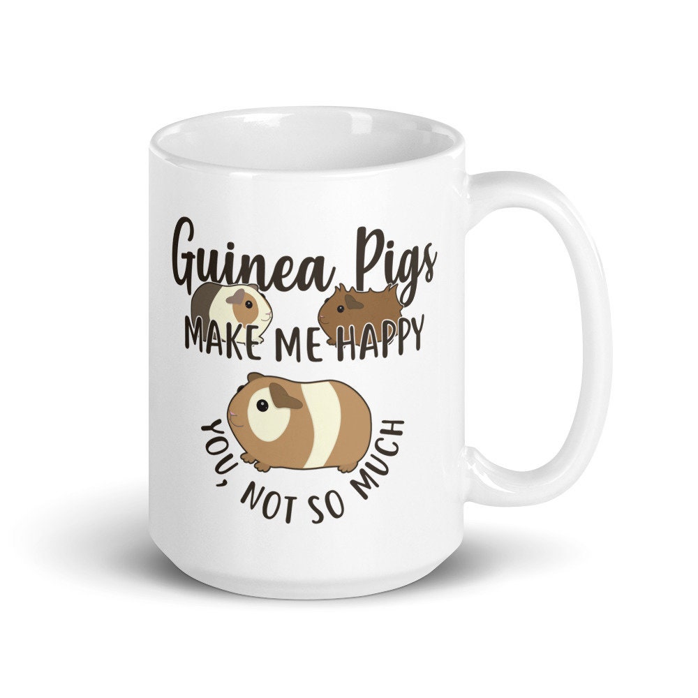 Guinea Pig Coffee Mug, Funny Guinea Pig Lover Gift, Cavy Cup, Gift for ...