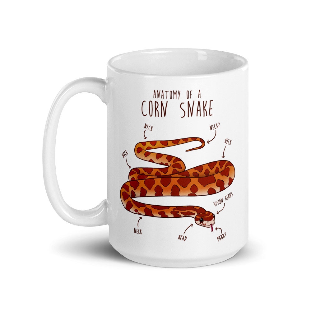Corn Snake Coffee Mug Cute Snake Lover Gift Funny Reptile - Etsy