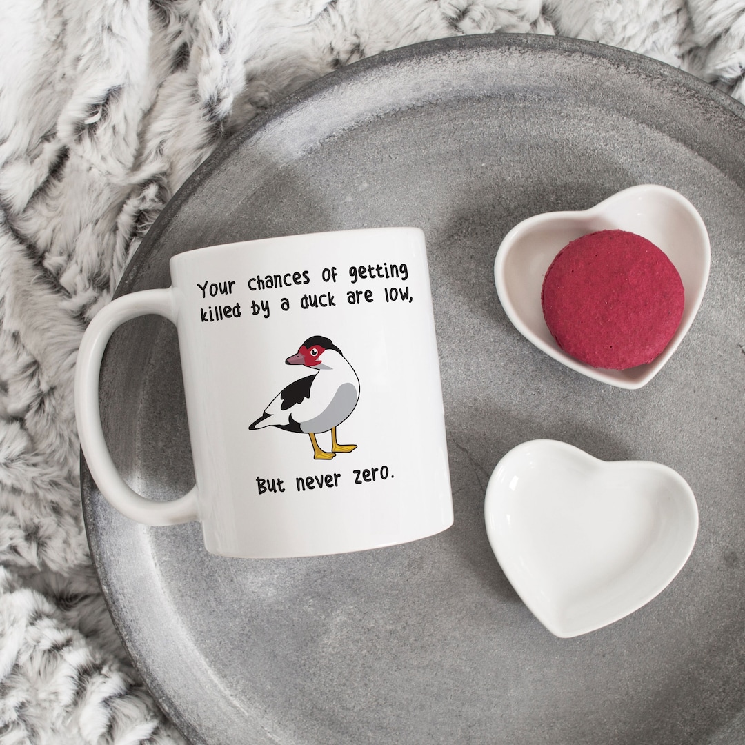 Muscovy Duck Coffee Mug, Funny Duck Lover Gift, Cute Bird Cup, Funny ...