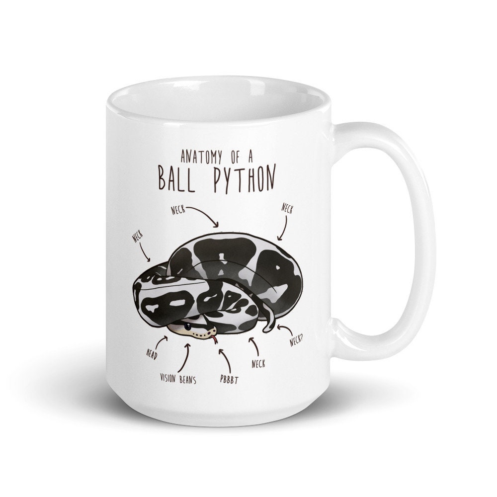 Axanthic Ball Python Coffee Mug Cute Snake Lover Gift Funny | Etsy