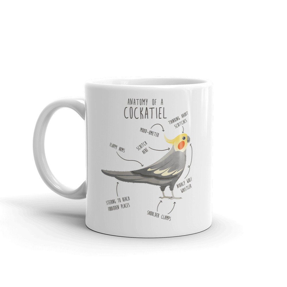 Cockatiel Coffee Mug Cute Cockatiel Gift Parrot Lover Funny - Etsy