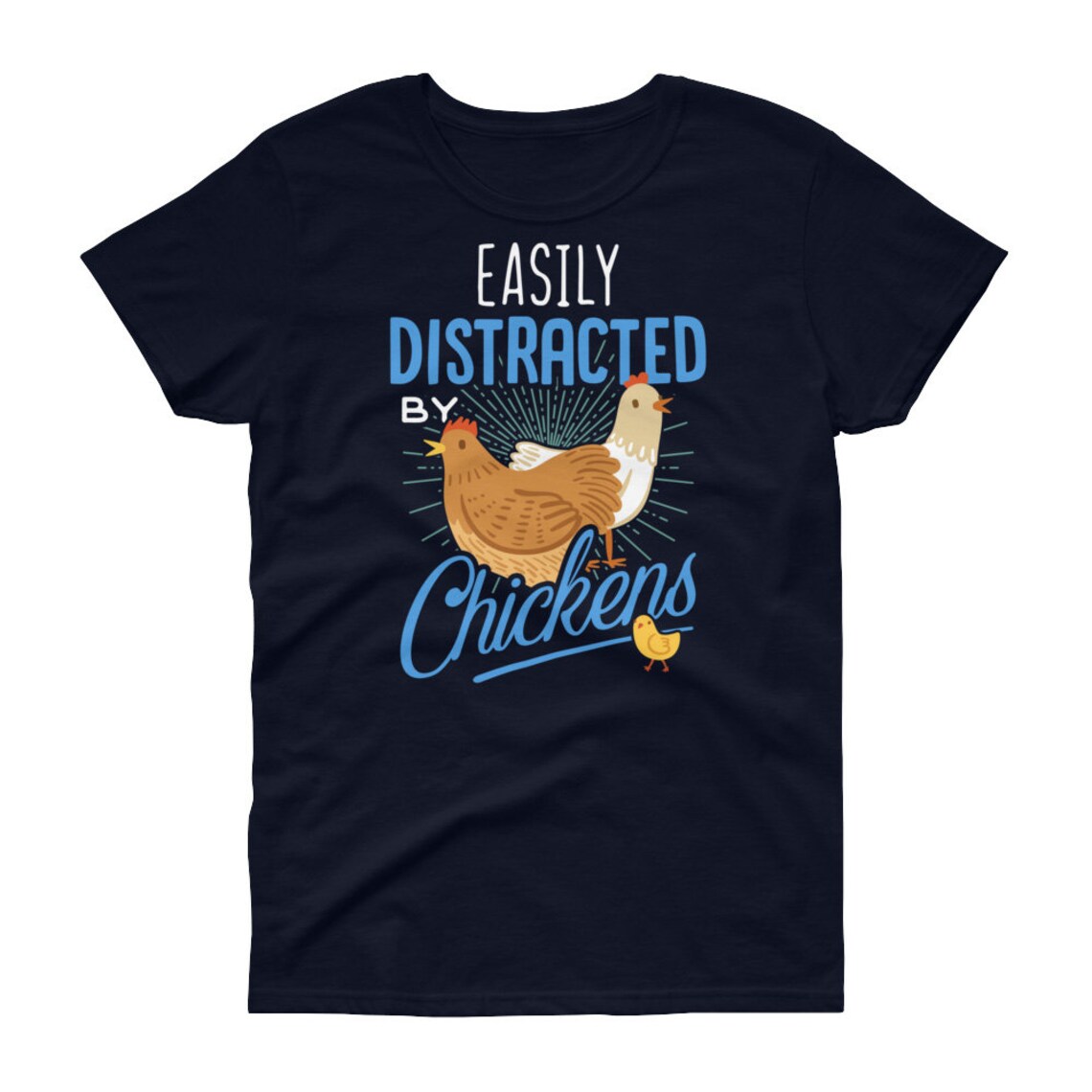 Funny Chicken Shirt, Women Men, Chicken Lover Gift, Cute Bird T-shirt ...