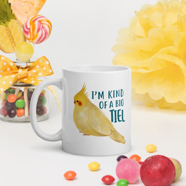 Cockatiel Coffee Mug, Cute Cockatiel Gift, Parrot Lover, Funny Gift for ...