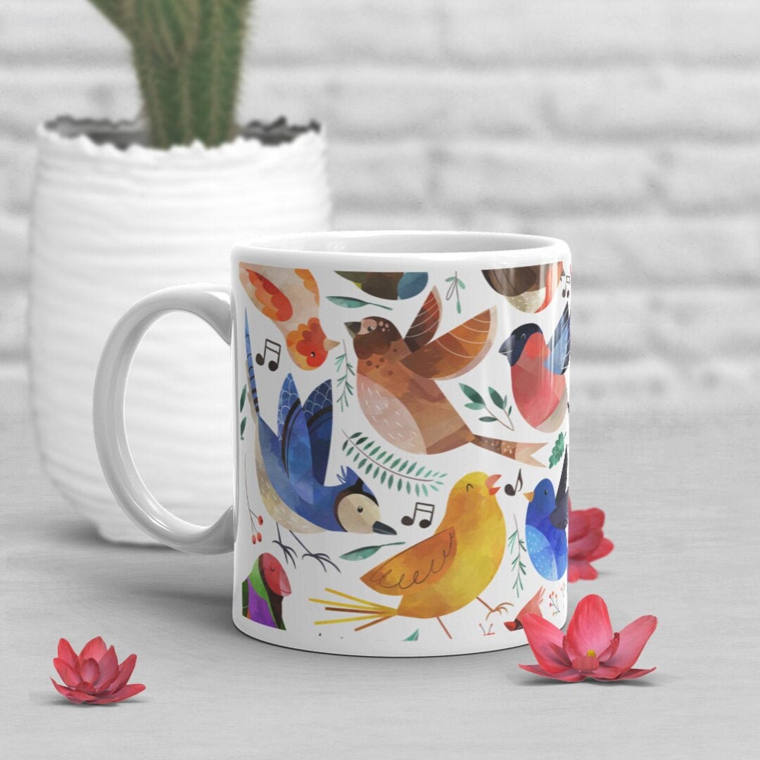 Bird Coffee Mug, Bird Lover Gift, Birding, Birdwatching, Twitcher ...