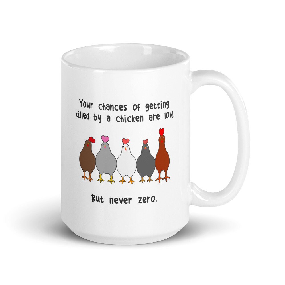 Chicken Coffee Mug, Cute Chicken Gift, Chicken Lover, Funny Chicken Cup ...