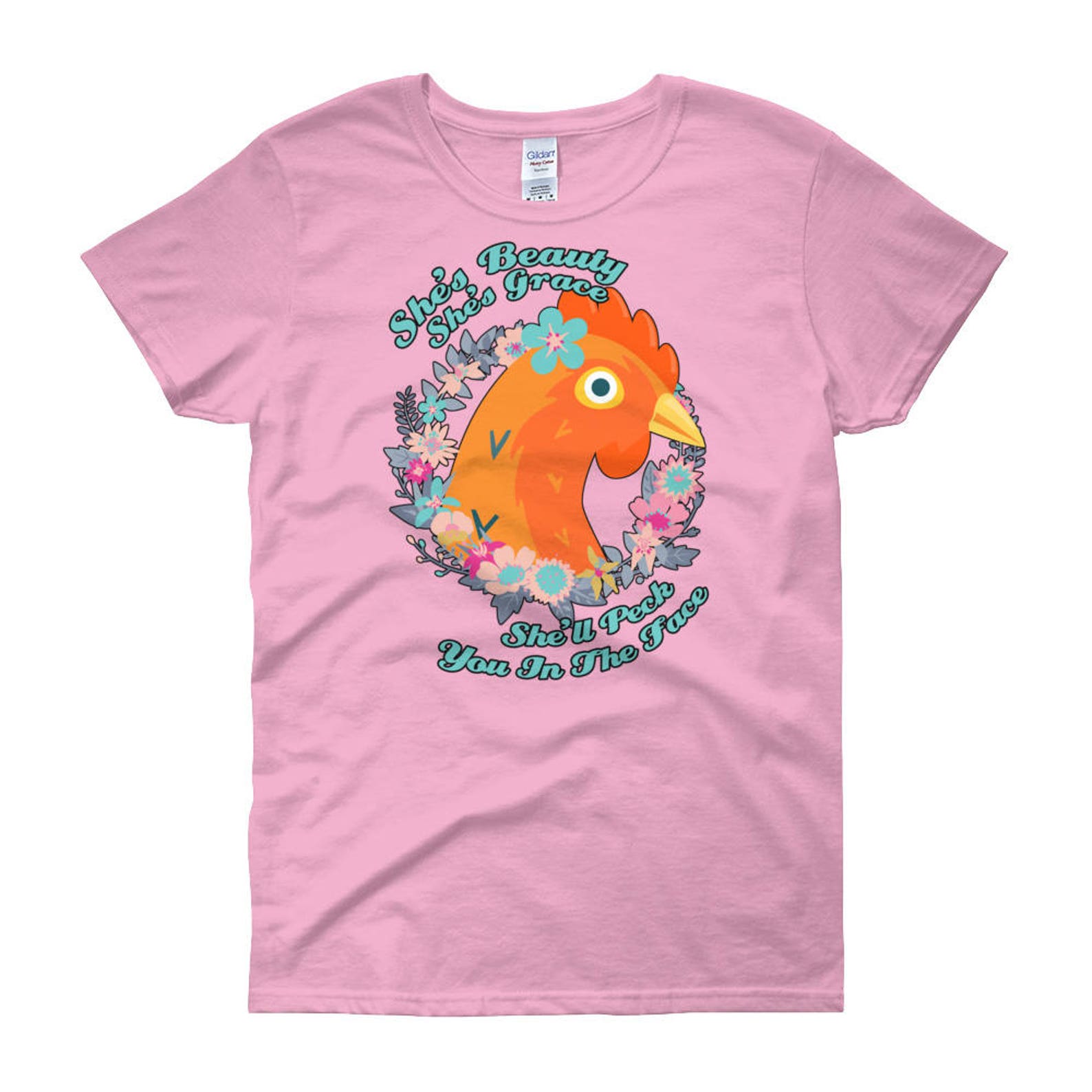 Funny Chicken Shirt, Women Men, Chicken Lover Gift, Cute Bird T-shirt ...