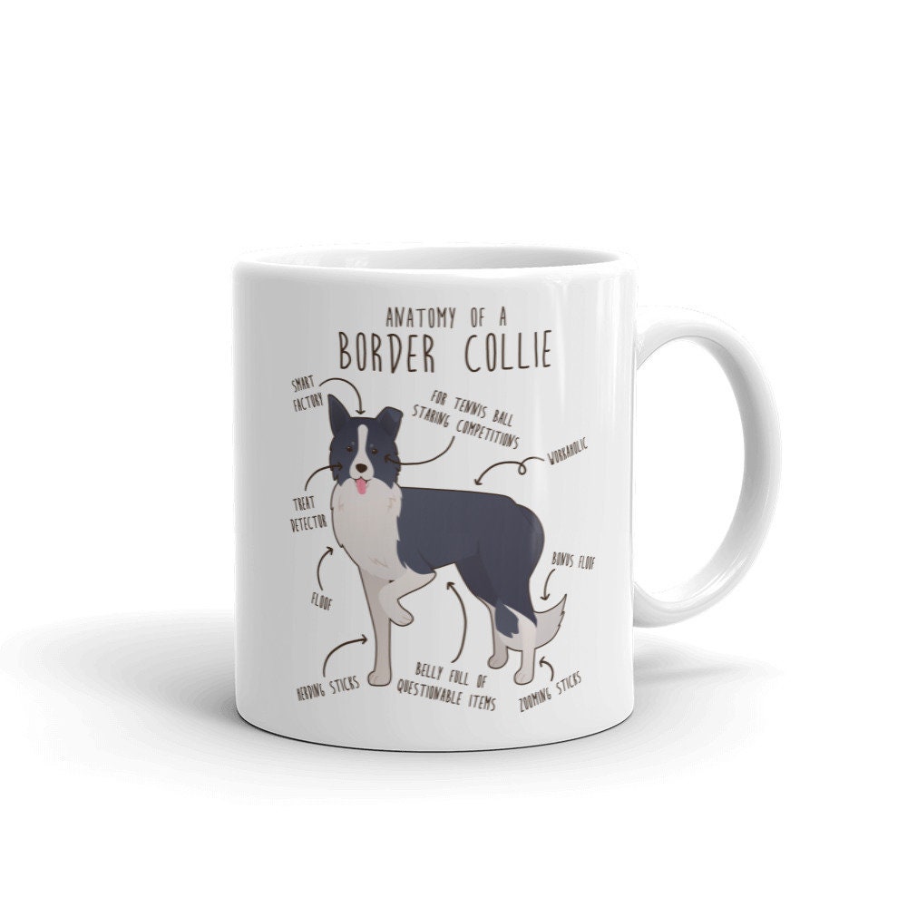Border Collie Coffee Mug Cute Border Collie Gift Dog Lover - Etsy