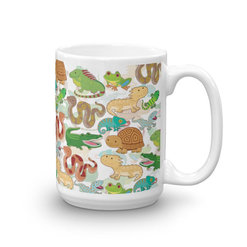 Reptile Coffee Mug Cute Lizard Gift Snake Lover Funny - Etsy