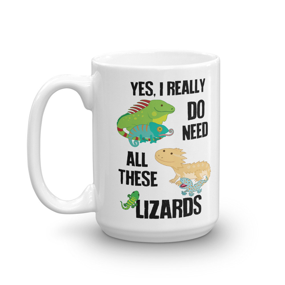 Lizard Coffee Mug Cute Bearded Dragon Gift Reptile Lover - Etsy