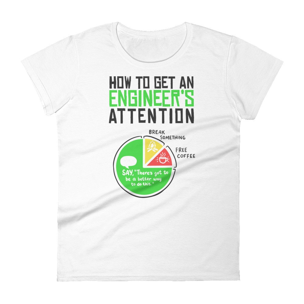 Funny Engineer Shirt, Women Men, Engineering Lover T-shirt, Science ...