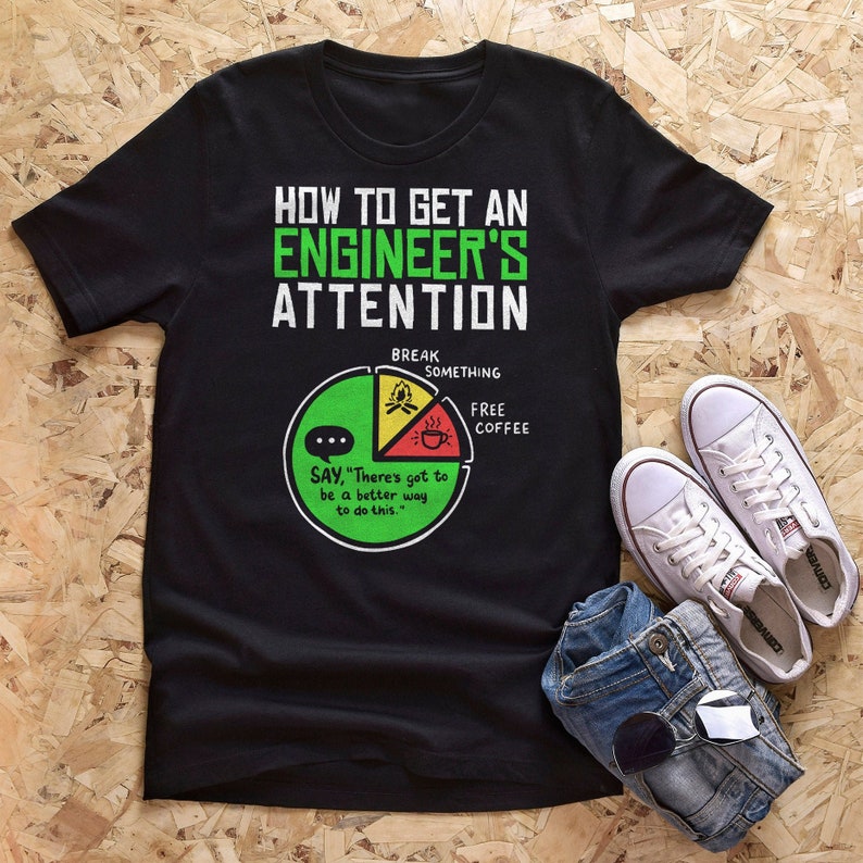 Funny Engineer Shirt, Women Men, Engineering Lover T-shirt, Science ...