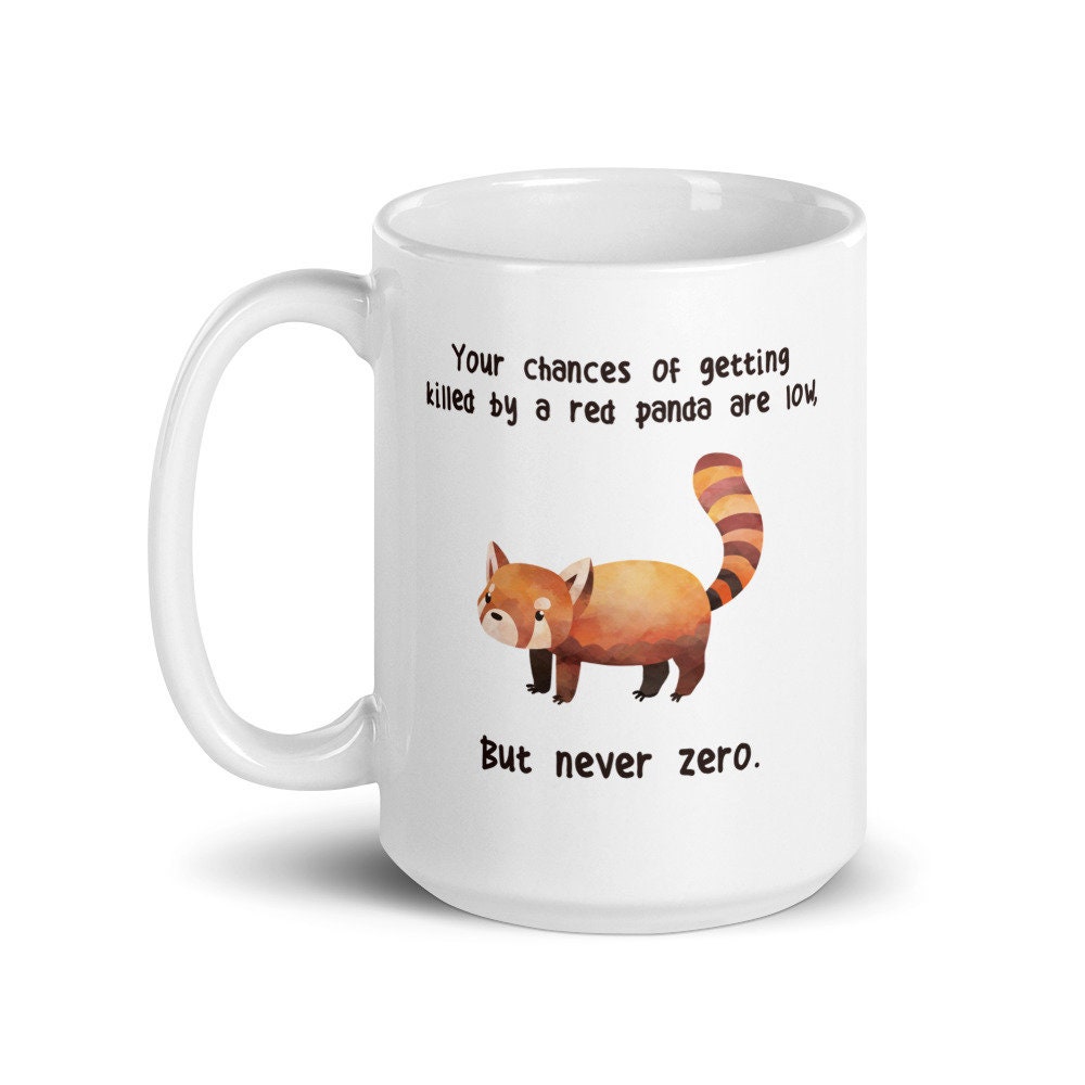 Red Panda Coffee Mug Cute Panda Gift Wild Animal Lover - Etsy