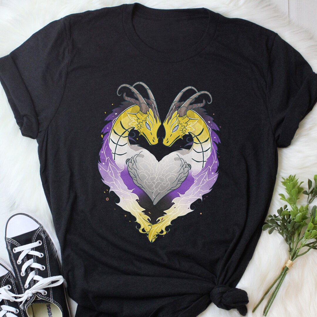 Nonbinary Pride Shirt, Non Binary Pride Gift, LGBT T-shirt, Enby Flag ...