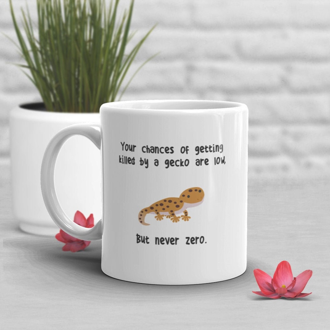 Leopard Gecko Coffee Mug, Cute Reptile Gift, Gecko Lover, Funny Lizard ...