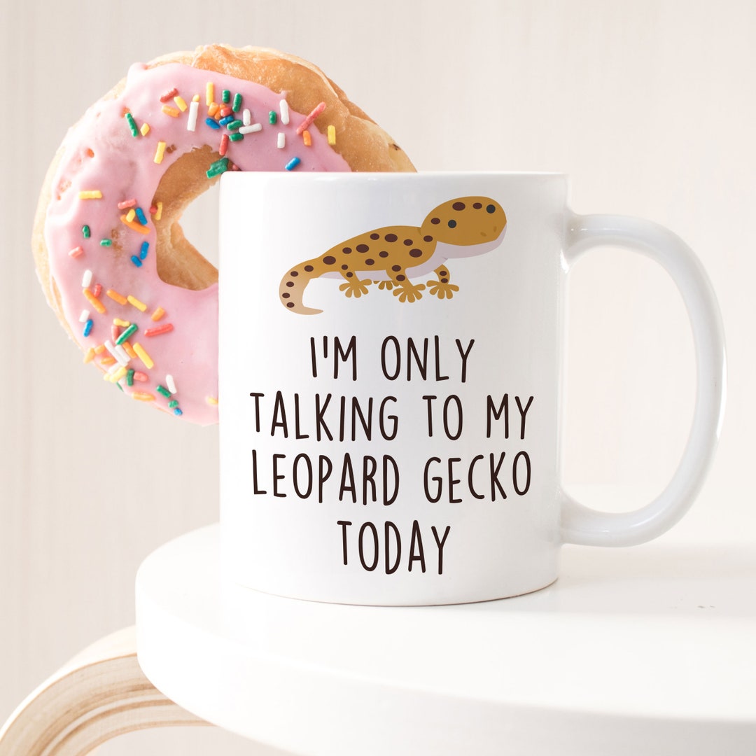 Leopard Gecko Coffee Mug, Cute Reptile Gift, Gecko Lover, Funny Lizard ...